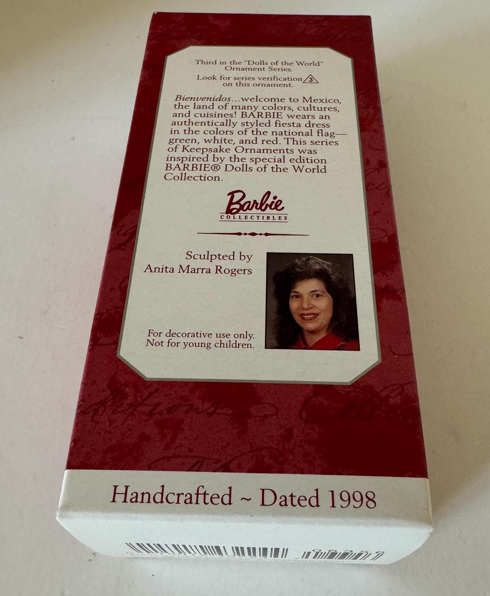 1998 Hallmark DOLLS of THE WORLD Keepsake Christmas Ornament, mexican ...