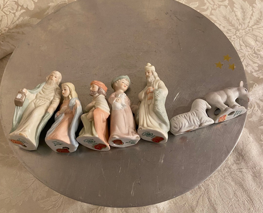 VTG Lefton 1983 China Nativity Scene These7 Pieces Are in - Etsy UK