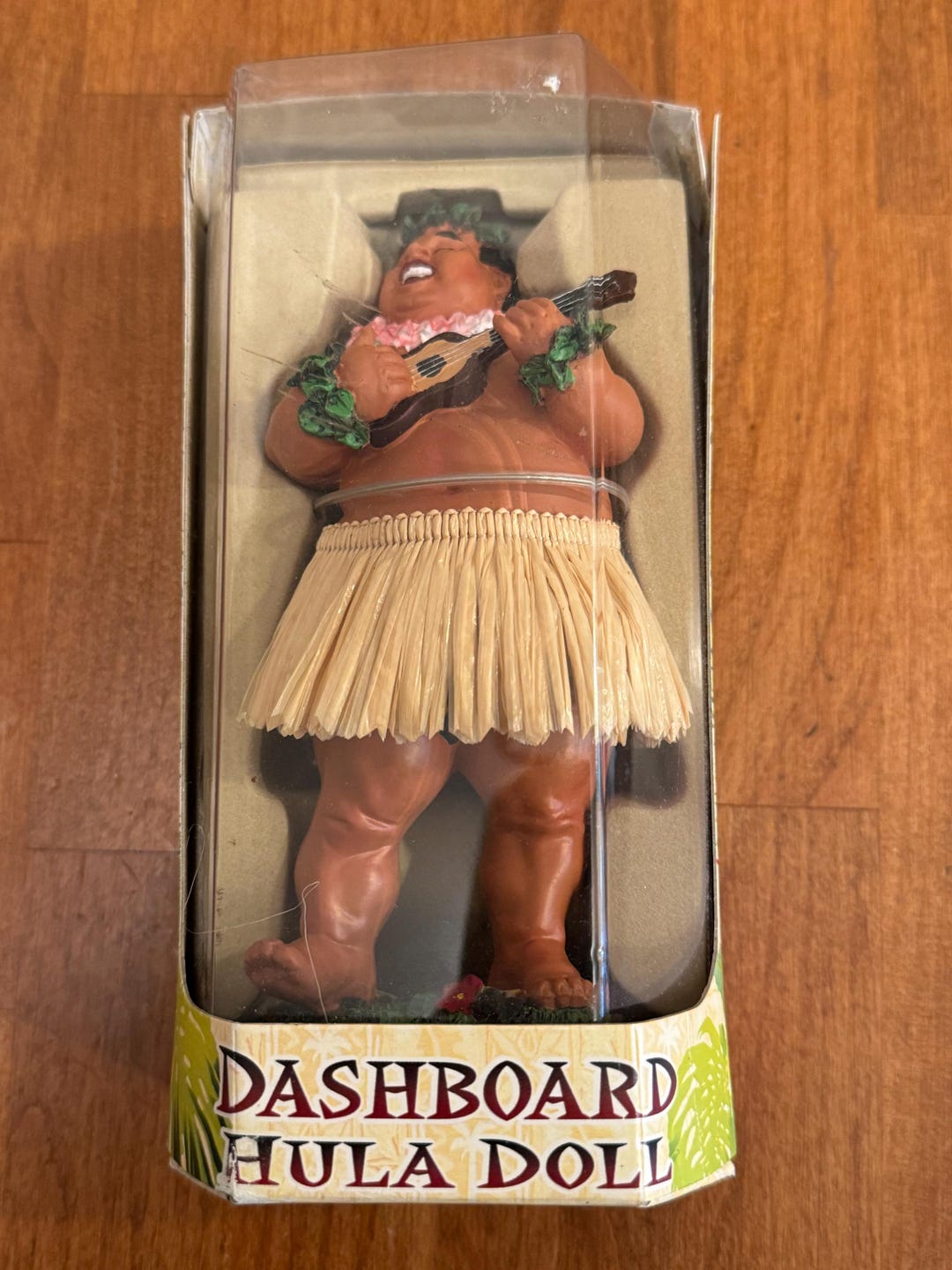 Dashboard 7” Hula Doll, Hawaiian Bradda Ed Playing a Ukulele, by KC Hawaii, NIB - Etsy