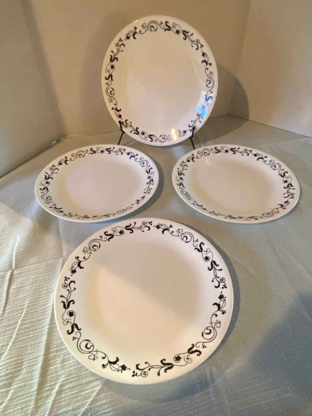 Corelle Garden Getaway Pattern 10.75 Dinner Plates Set of 4 - Etsy