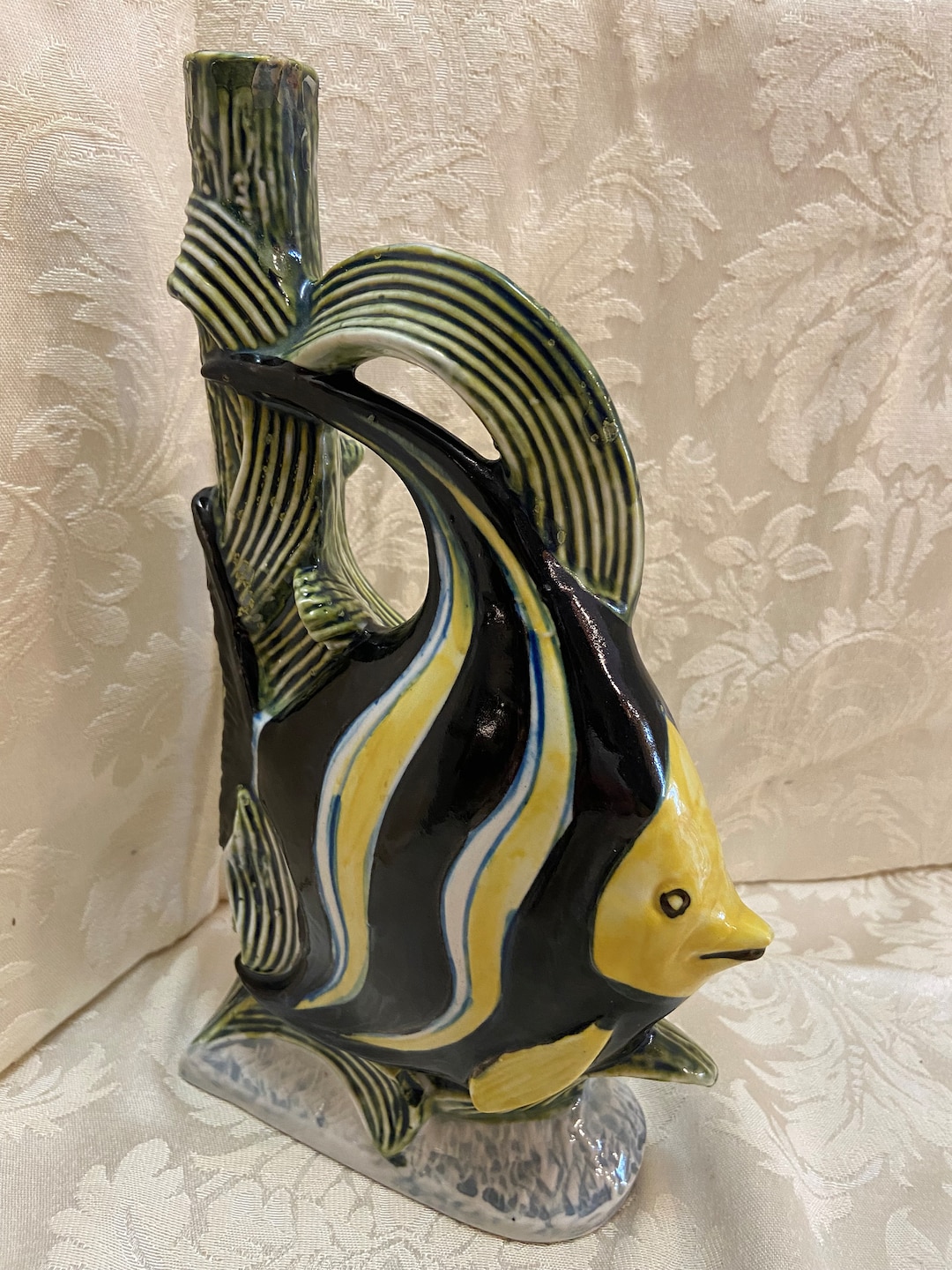 Vintage Wine Fish Decanter, Made in Italy, Casa Vinicola G Calamassi ...