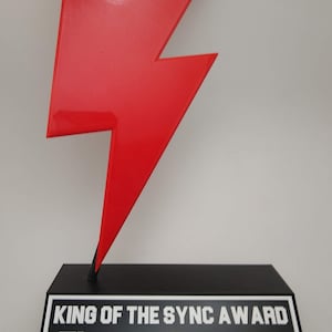 Custom Superhero Lightning Bolt Trophy - Etsy