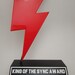 Custom Superhero Lightning Bolt Trophy - Etsy