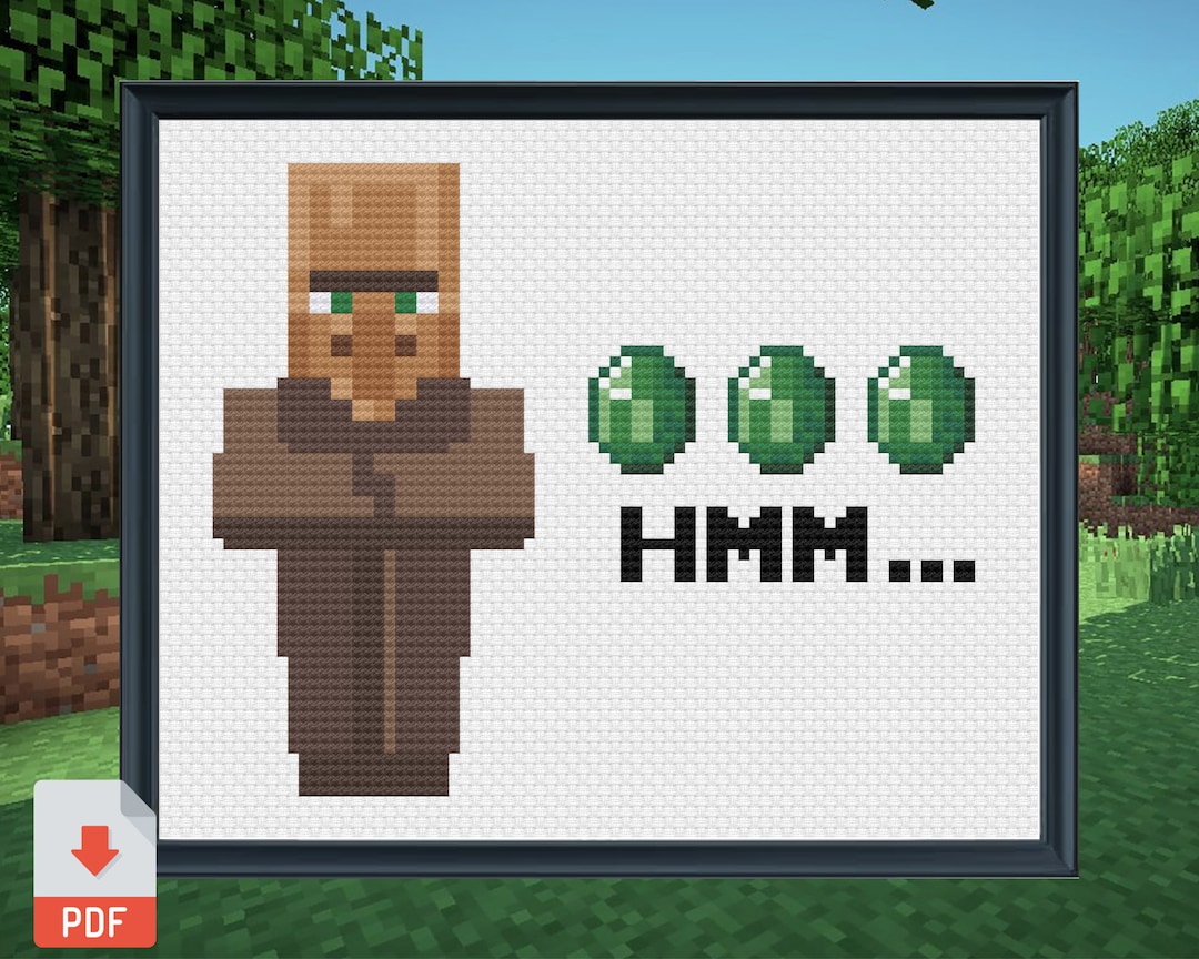 Minecraft Villager Face