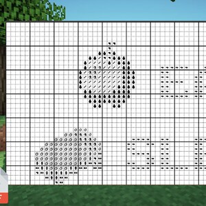 Minecraft Gaming Cross Stitch Pattern - PDF Download - Etsy