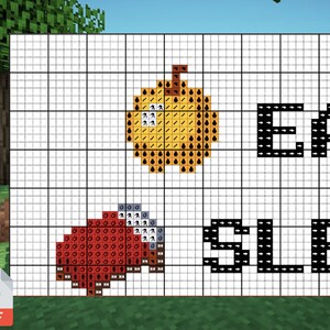 Minecraft Gaming Cross Stitch Pattern - PDF Download - Etsy