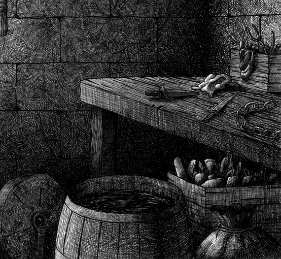 Medieval Blacksmith Drawing