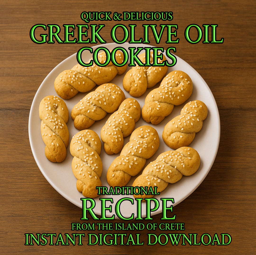 Traditional Greek Cookie Recipe From the Island of CRETE Digital ...