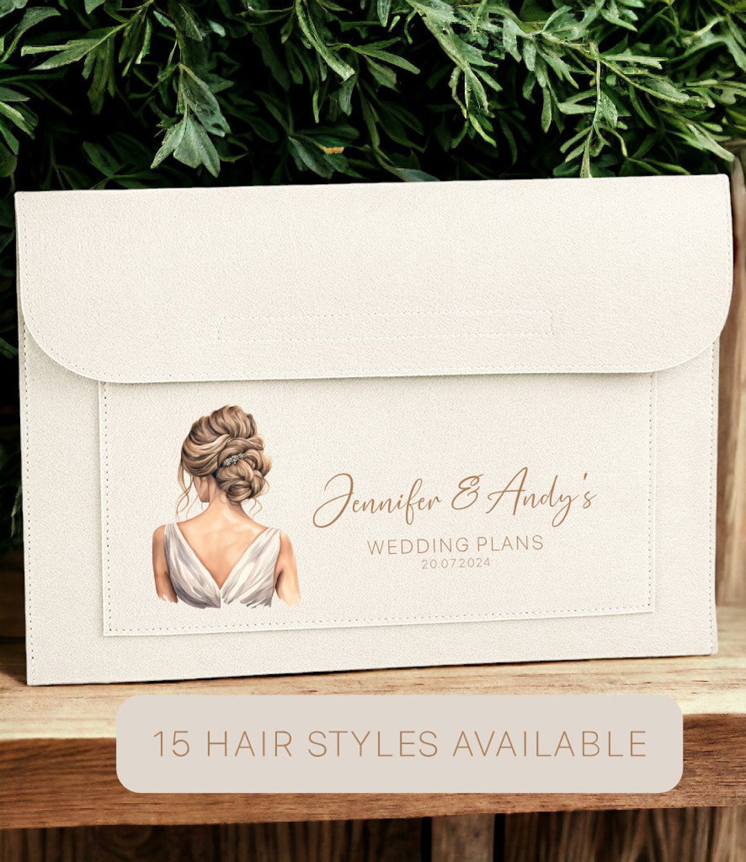 Personalised Wedding Planning Folder Bride Planner Wedding Papers ...
