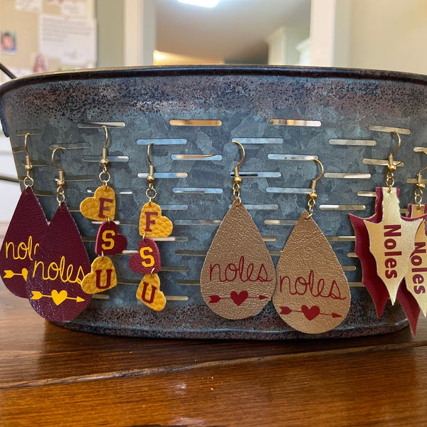 Fsu Earrings - Etsy