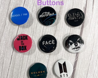 Bts Buttons - Etsy