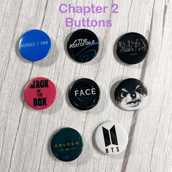 Bts Buttons - Etsy