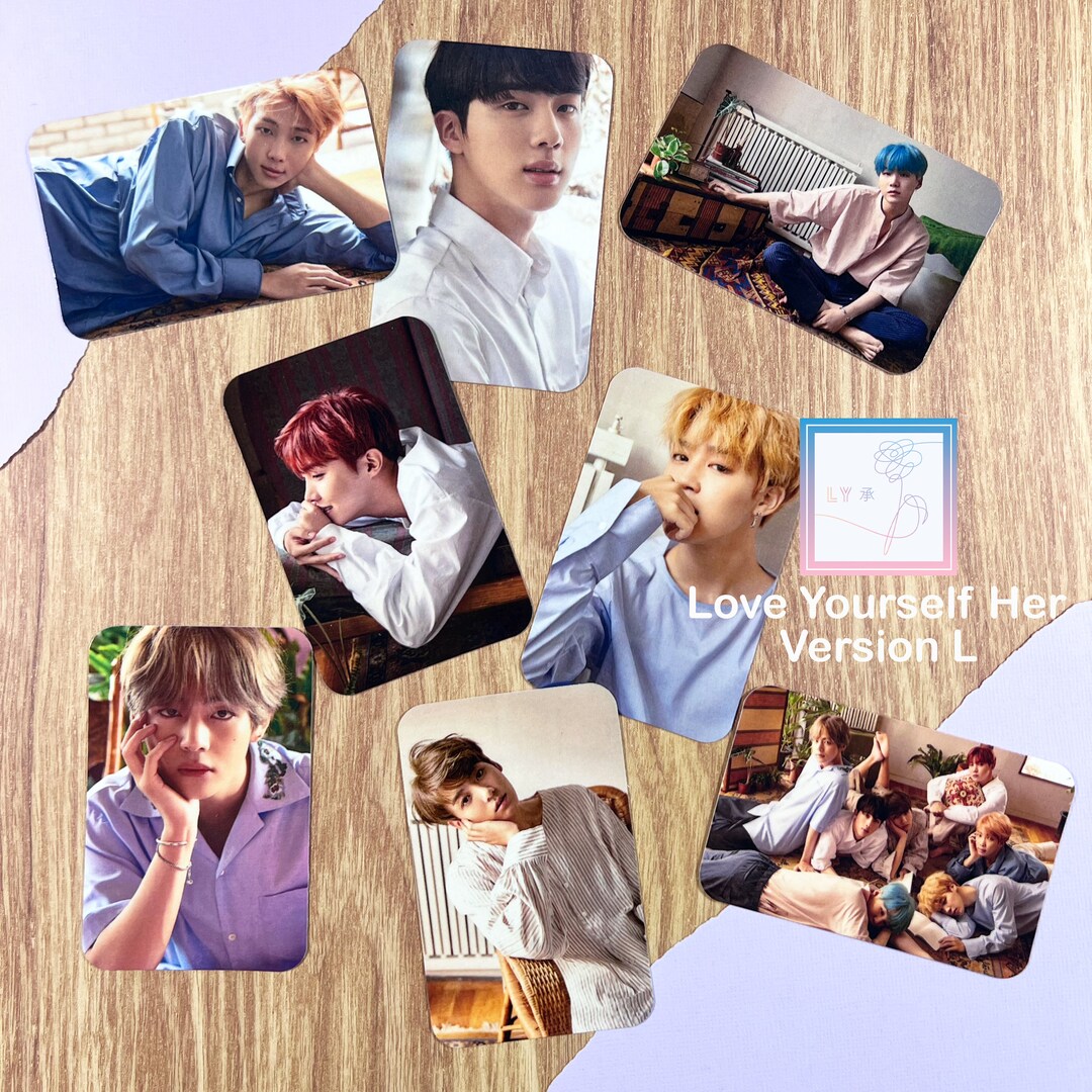 LY: Her L Version Bangtan Handmade Photocards - Etsy