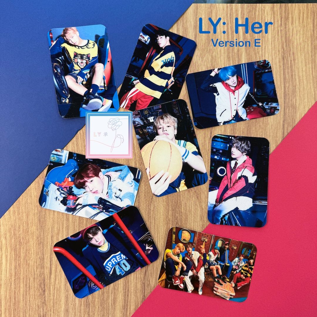 LY: Her E Version BTS Handmade Photocards - Etsy