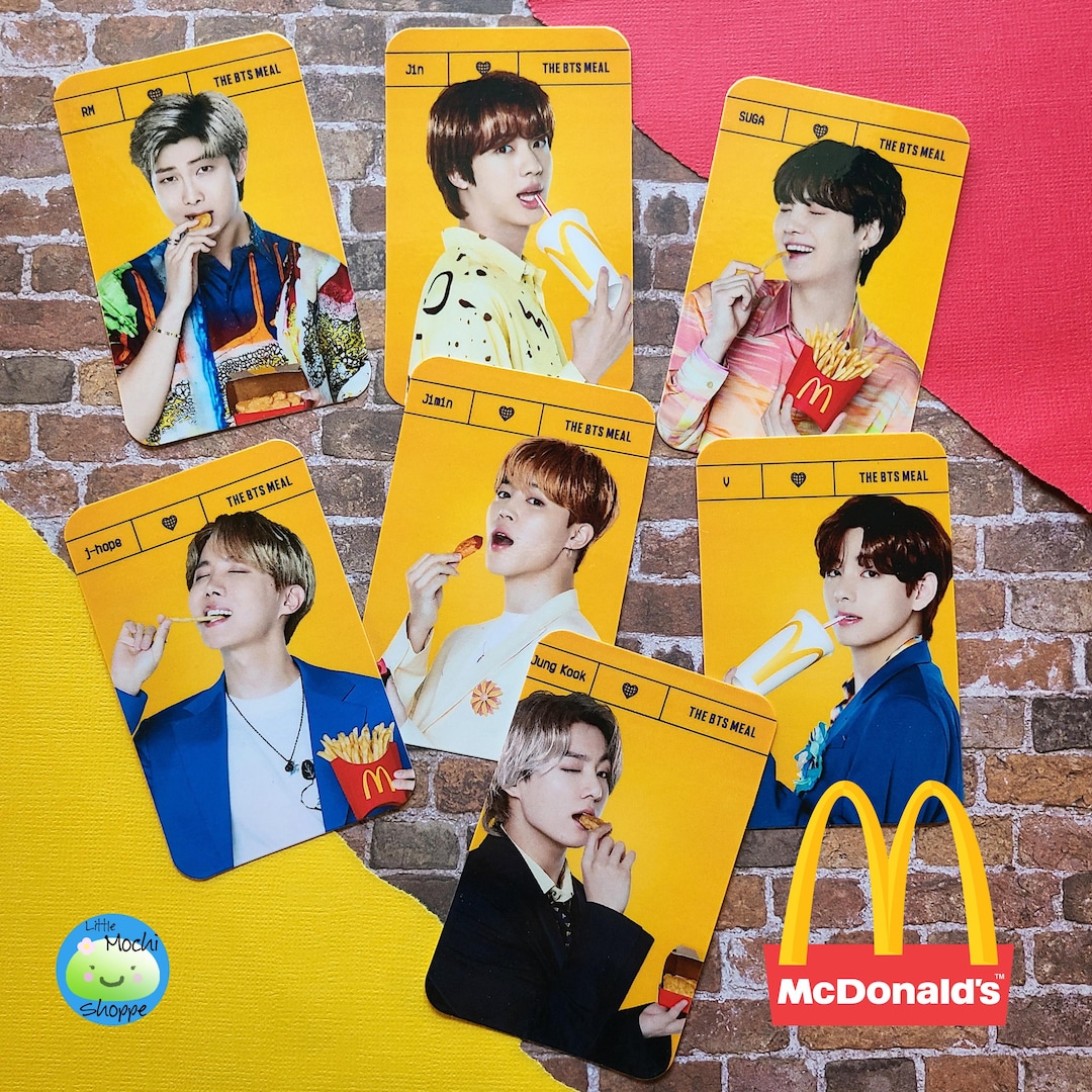 Mcdonalds Collab BTS Photocards - Etsy