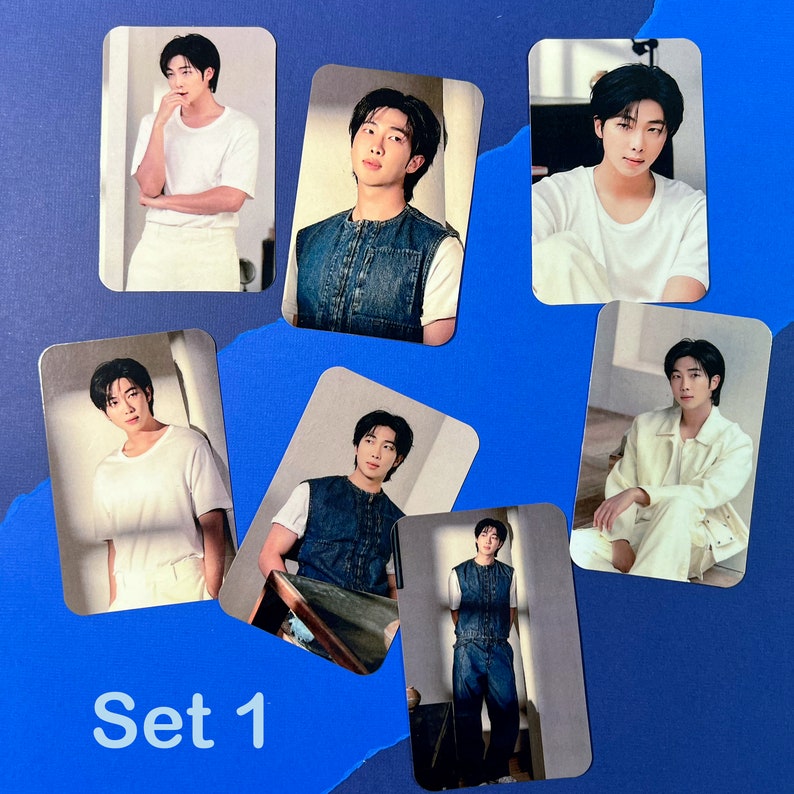 Indigo by RM Handmade Photocard Sets - Etsy