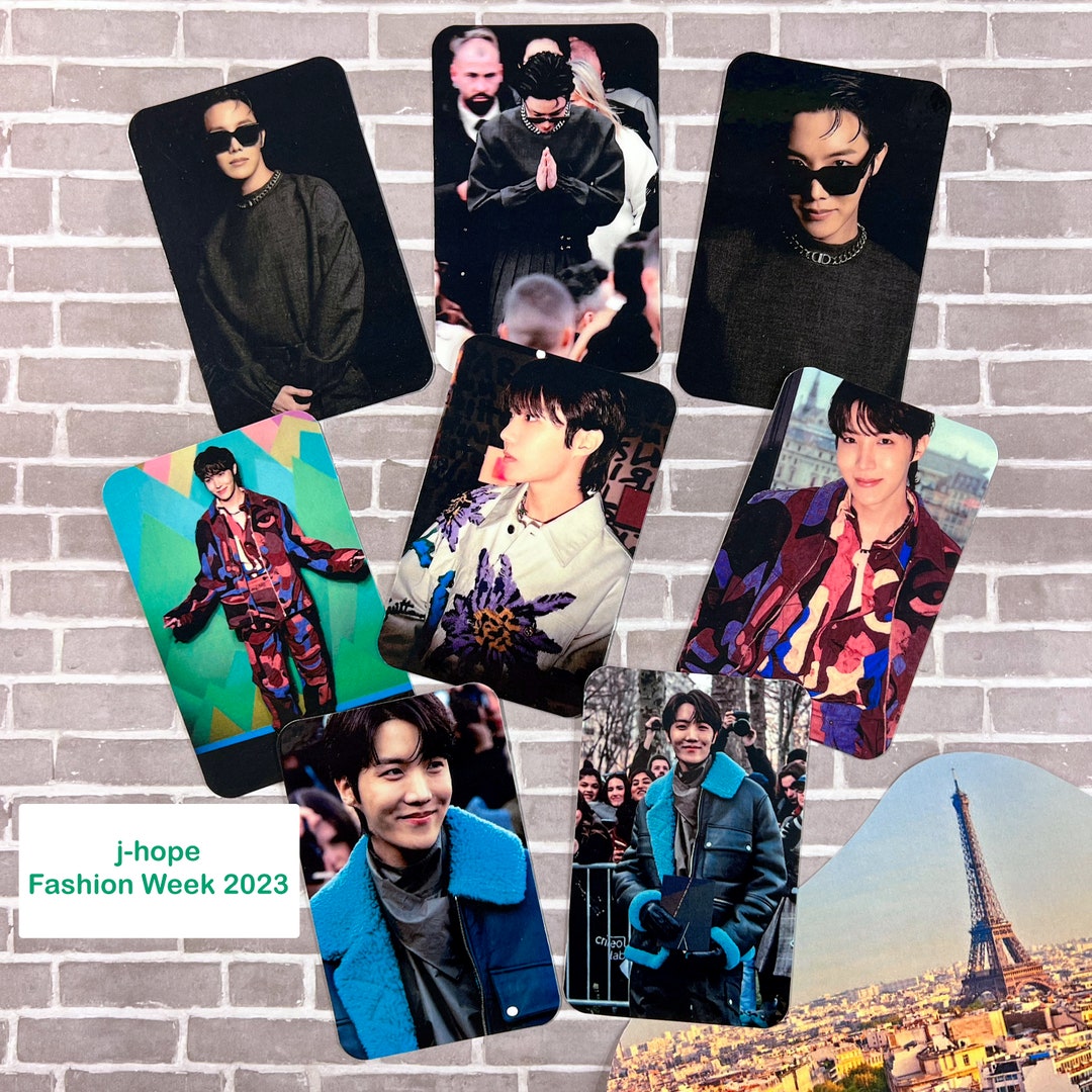 J-hope Paris Fashion Week 23 Handmade Photocards - Etsy
