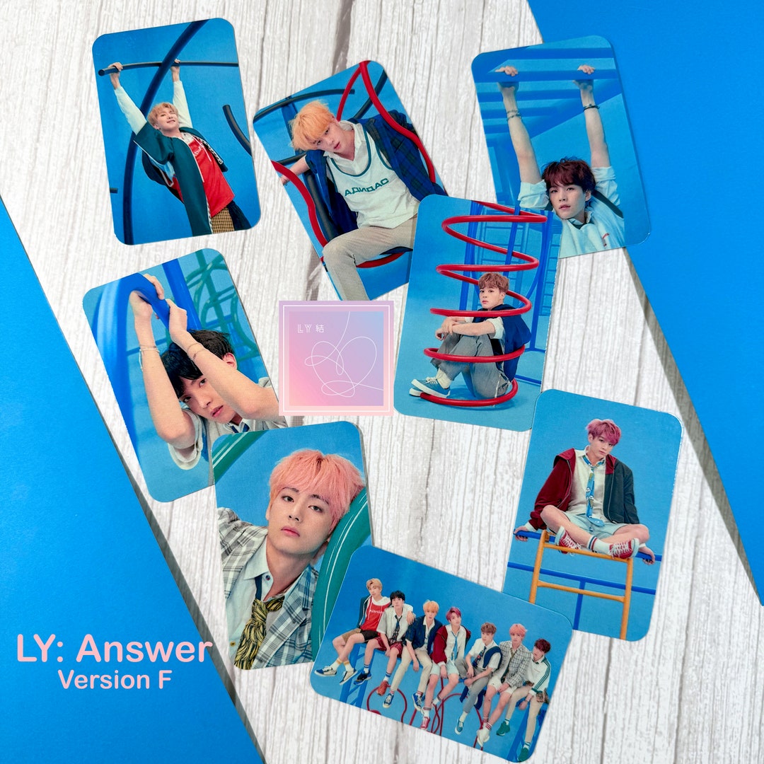 LY: Answer F Version BTS Handmade Photocards - Etsy
