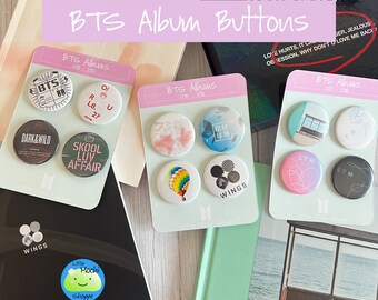Bts Buttons - Etsy