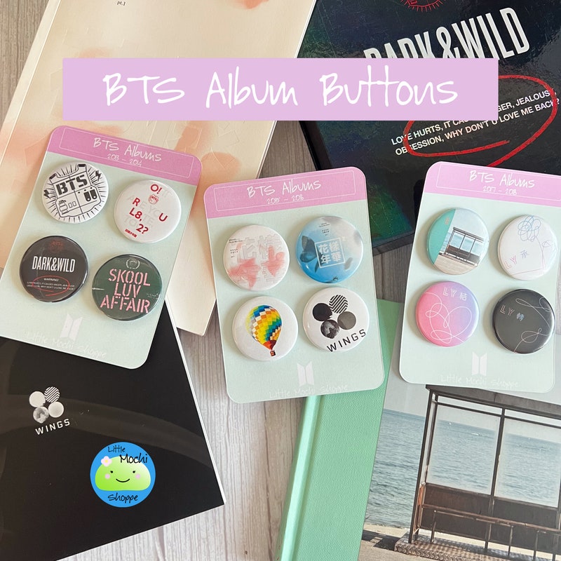 Bts Buttons - Etsy