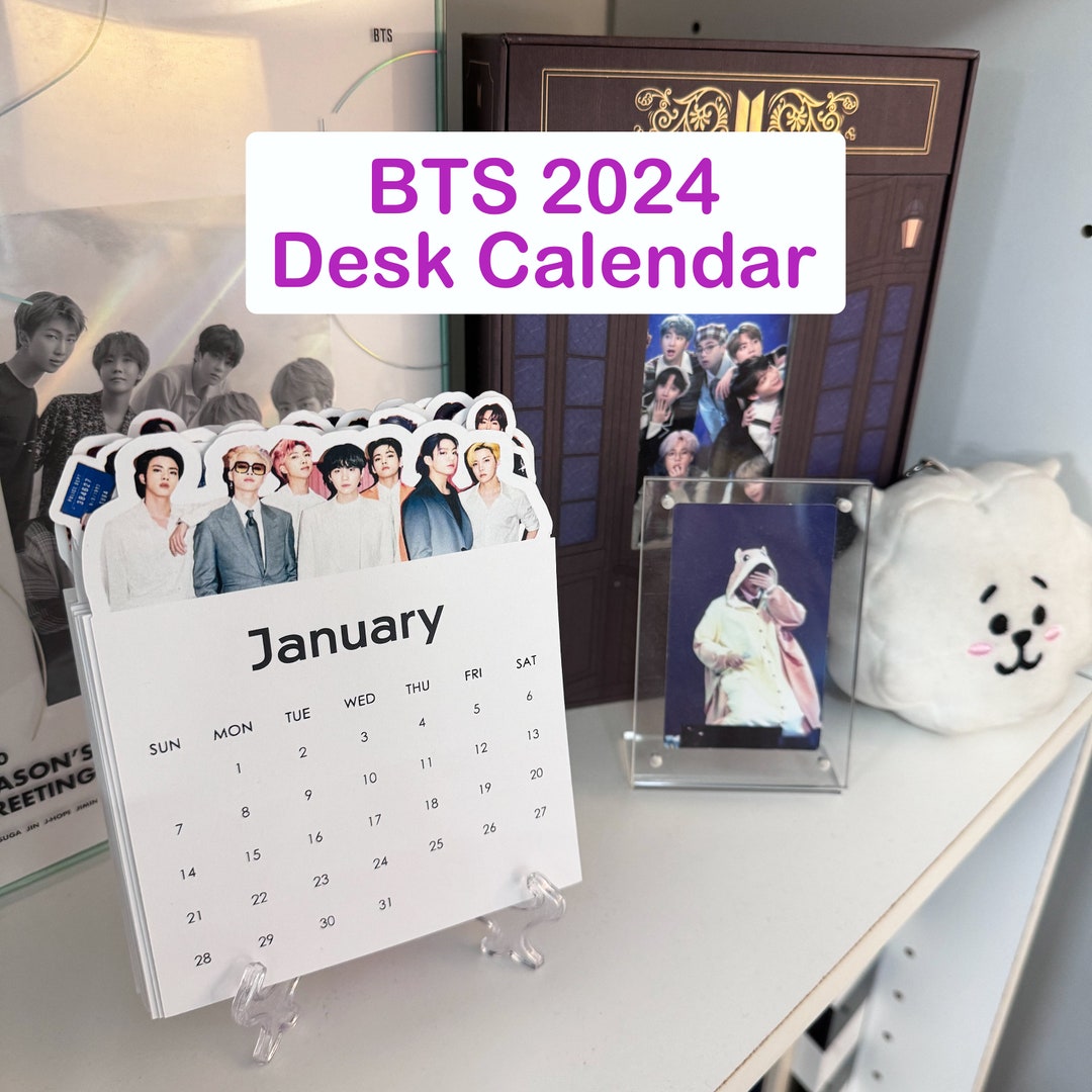 BTS 2024 Desk Calendar Butter Era - Etsy