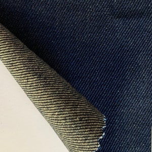 10oz DENIM FABRIC 100% Cotton/navy Color - Sold by the Yard - 60" Wide ...