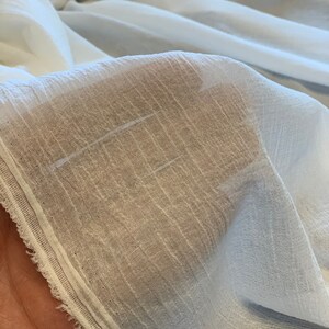 COTTON PAPER Gauze,organic,natural /100%cotton/white Color,48"wide/by ...