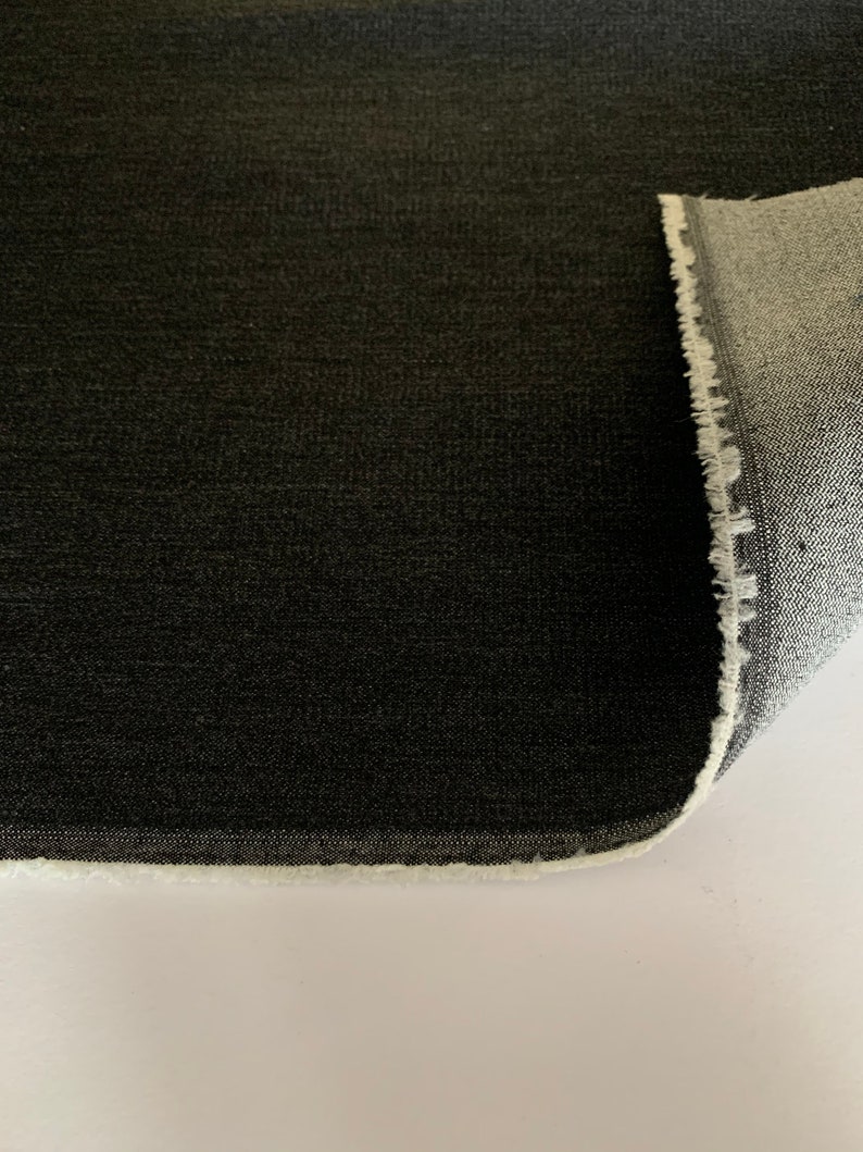 Black Stretch Denim Fabric by Yard, 8oz Denim, Cotton Poly Spandex ...