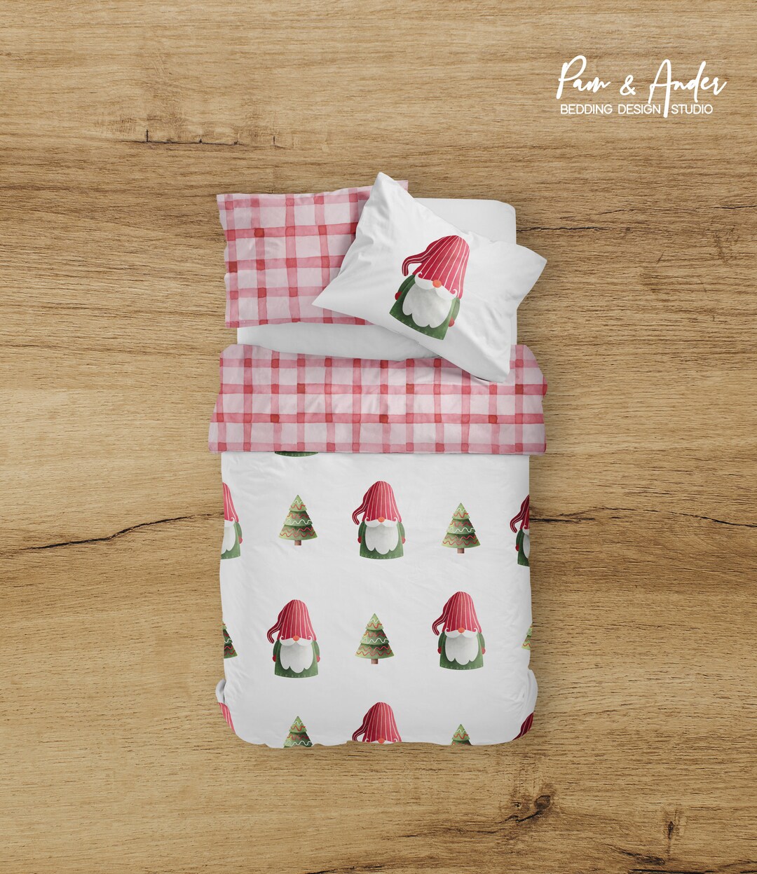 Christmas Bedding Set, Christmas Tree Bedding, Christmas Bed Decor ...