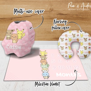 Poke Animals Accessories Set, Baby Girl Accessories, Poke Animals ...