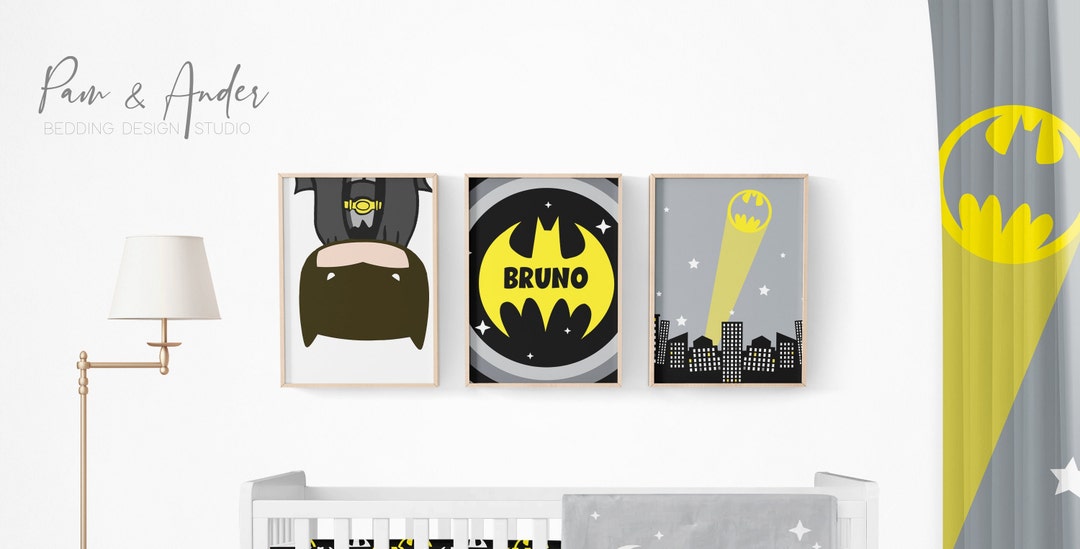 SUPER HERO Digital Prints, Heroe Wall Art, Baby Super Hero Decor ...