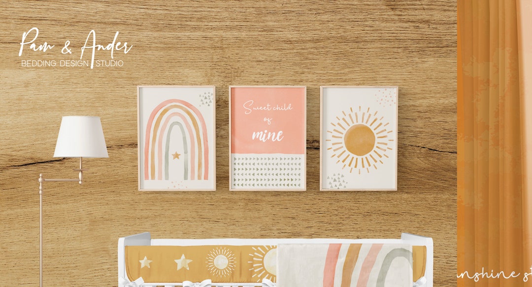 RAINBOW DIGITAL Art, BOHO Digital Art, Personalized Rainbow Art, Boho ...