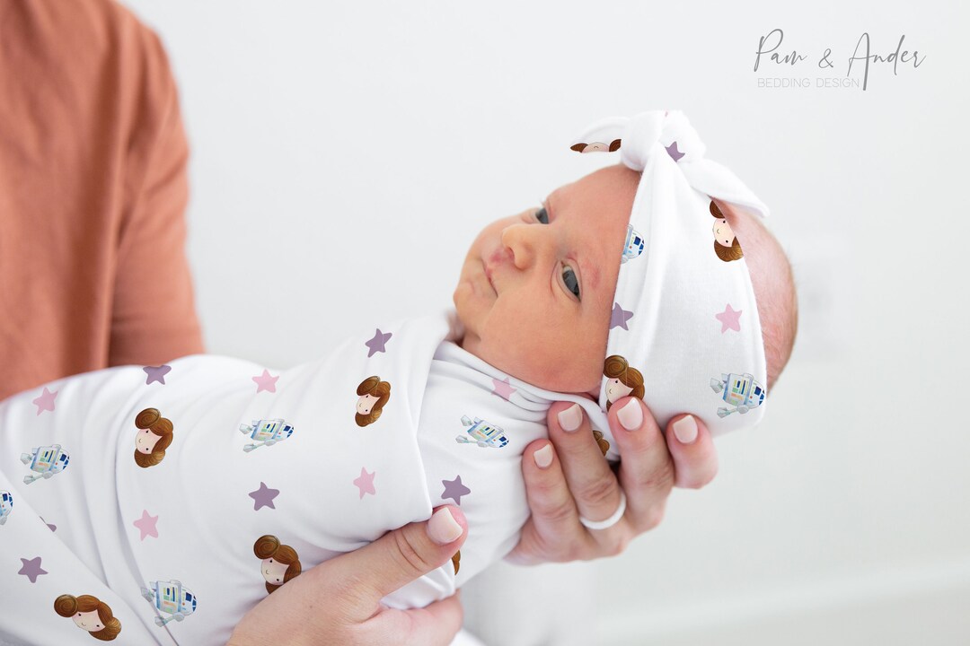 STAR WARS Baby Girl Swaddle Set, Star Wars Baby Accesories ...