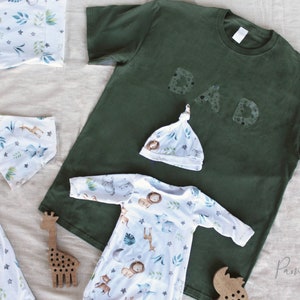 Matching Family Set, Robe & Matching Baby Swaddle, Mom Robe, Family ...