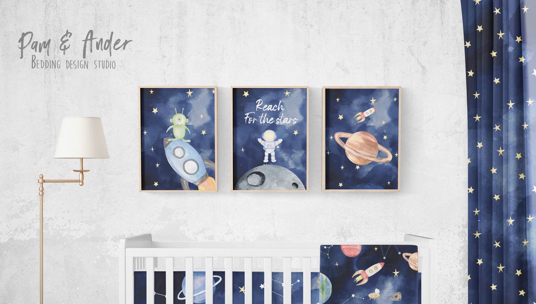 SPACE BABY Digital Art, Outer Space Baby Decoration, Astronaut Baby ...