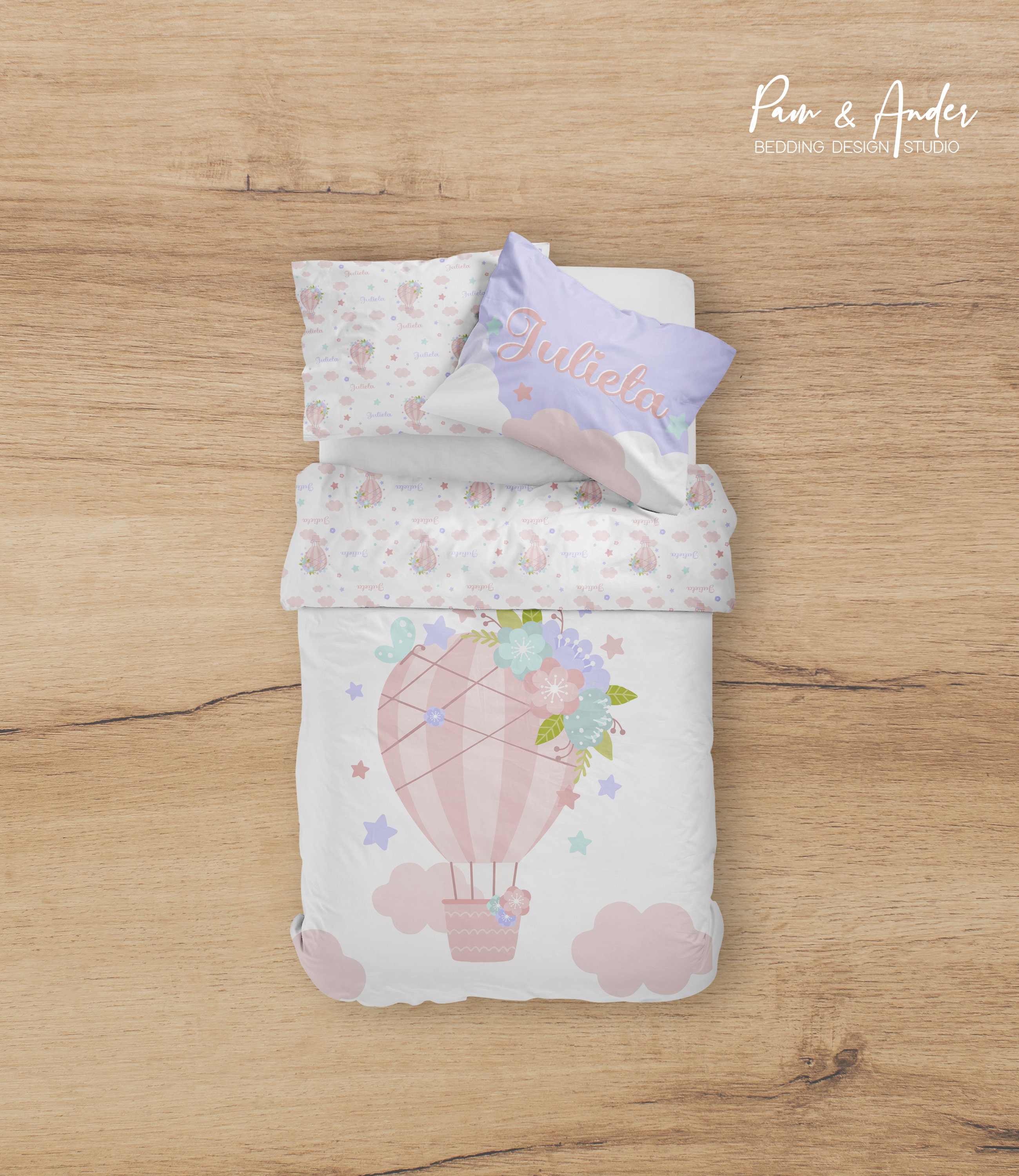 HOT AIR BALLOON Bedding Set Hot Air Balloon Nursery Baby - Etsy