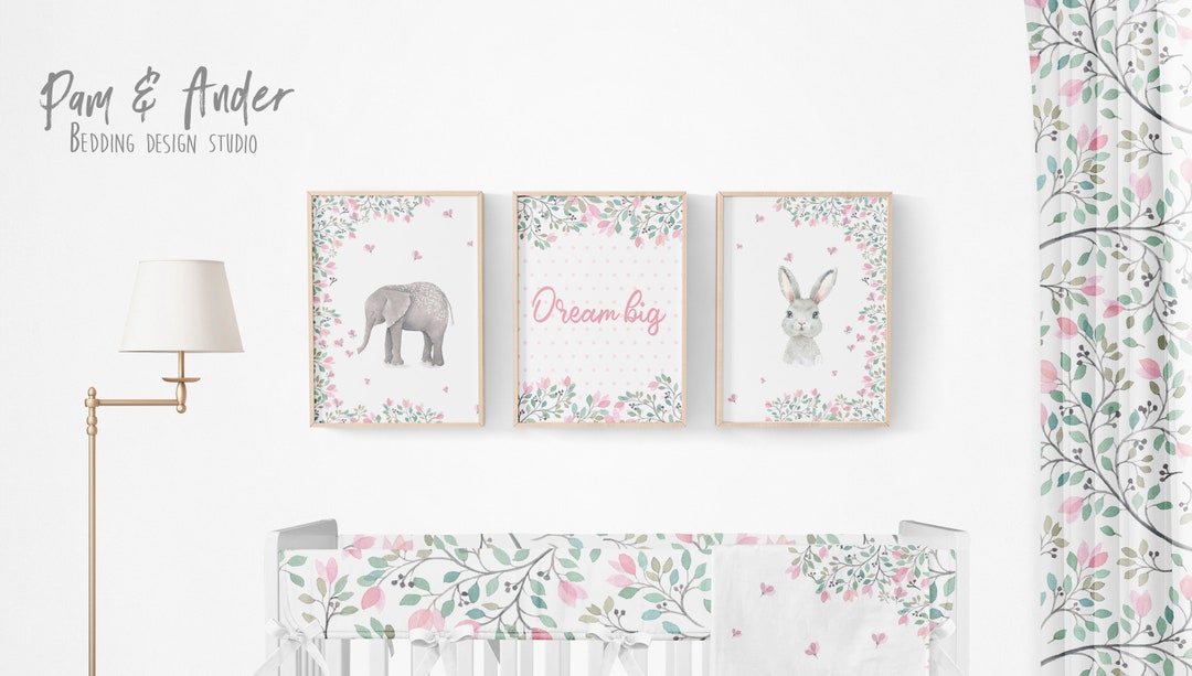 ELEPHANT PERSONALIZED Digital Art, Baby Elephant Decoration, Baby ...