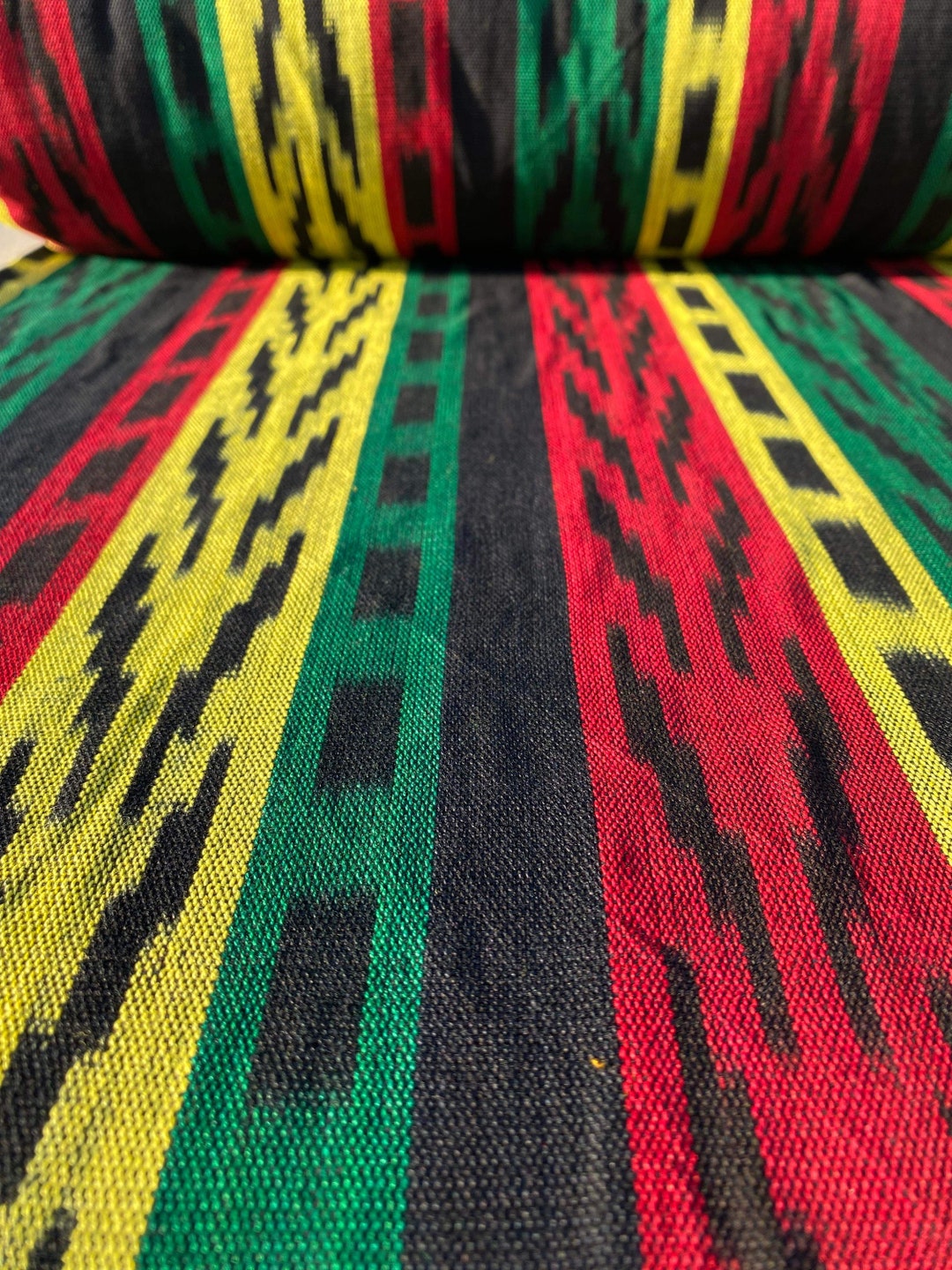 Guatemalan Fabric-rasta Design - Etsy