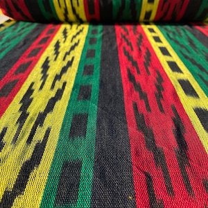 Guatemalan Fabric-rasta Design - Etsy
