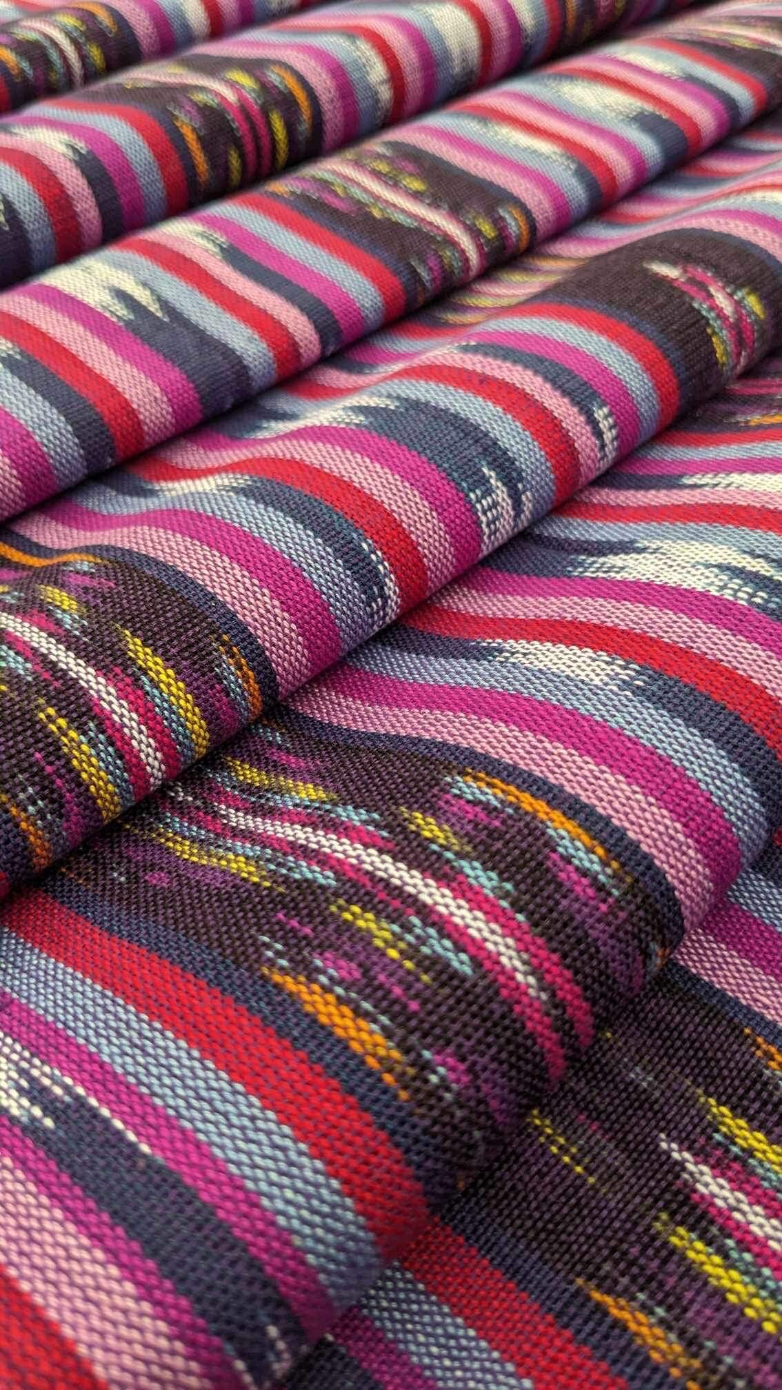 Handwoven Guatemalan Ikat Fabric by the Yard mayan Made, Fair Trade ...