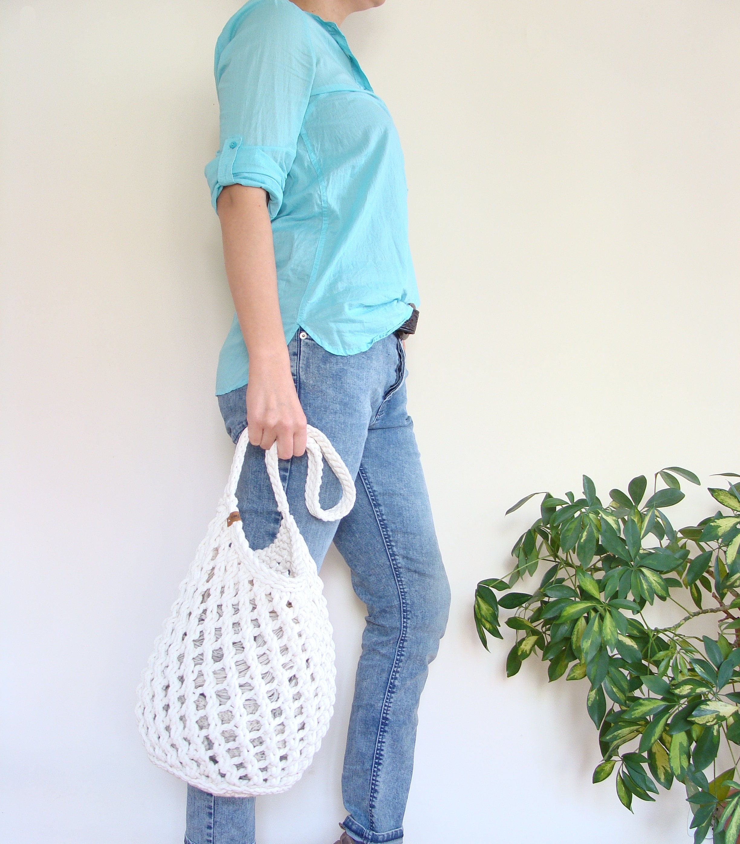 Net Bag Pattern Knitting/crochet Pattern Mesh Market Bag | Etsy