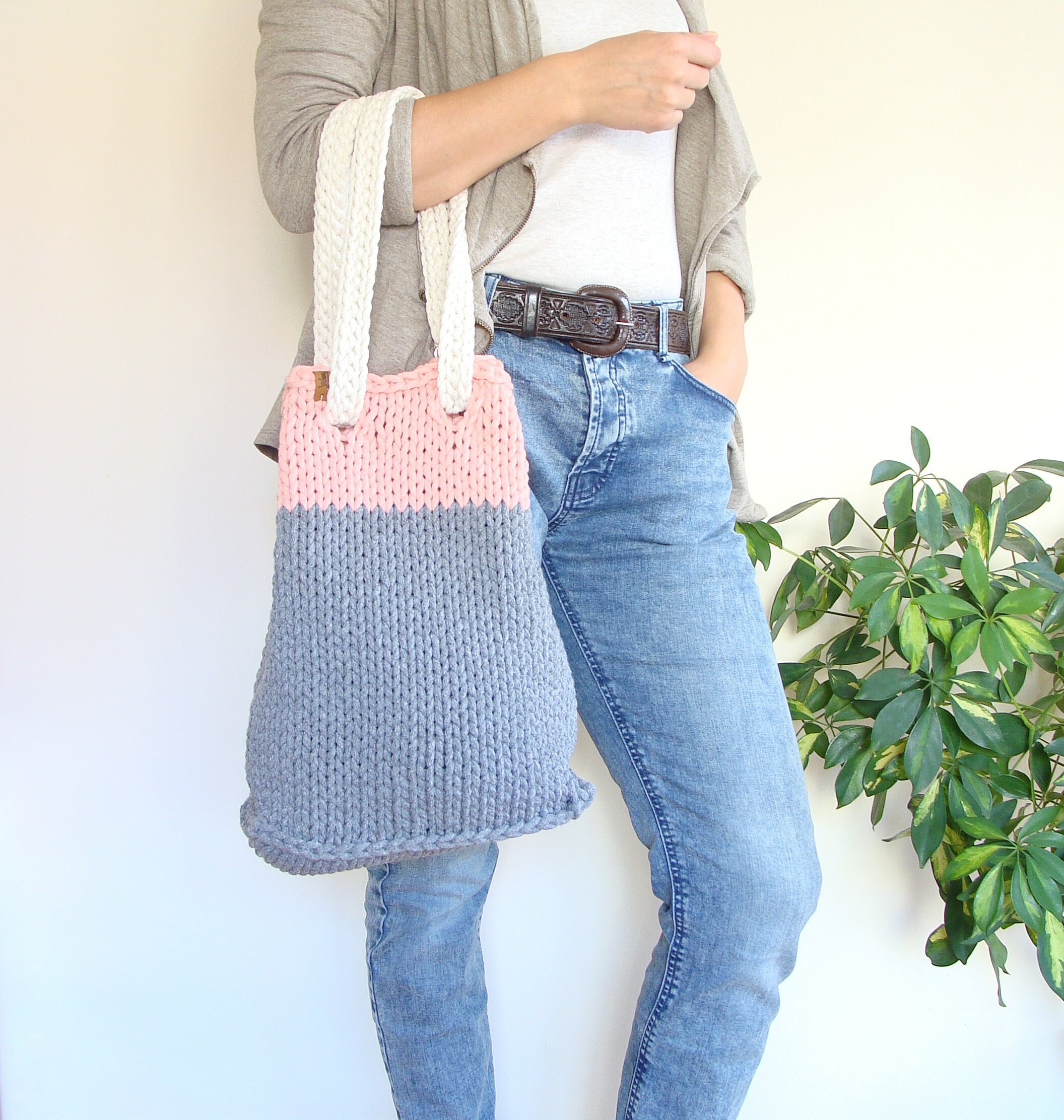 Bucket Backpack Knitting Pattern, Unisex Knit Backpack Pattern ...
