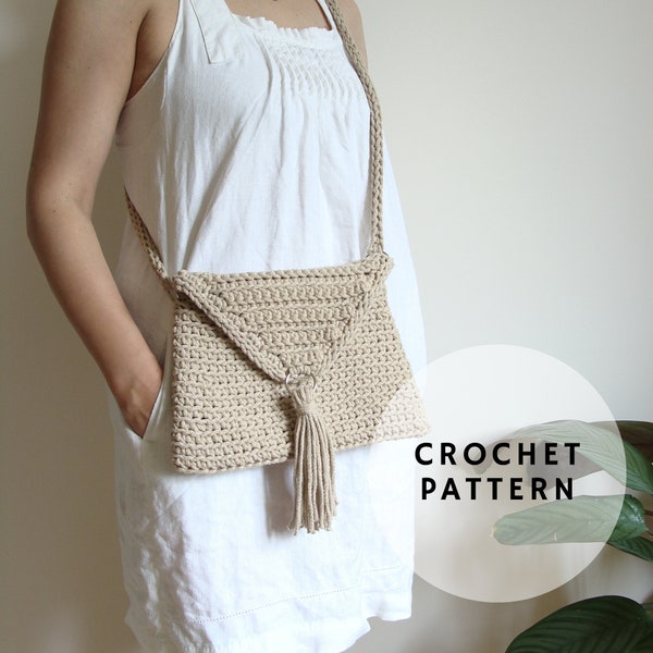 Crochet Flap Bag Pattern - Etsy