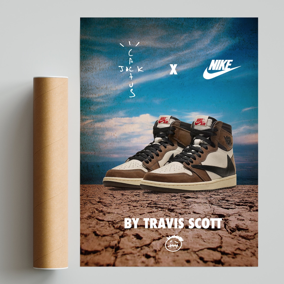 Travis Scott Nike Jordan Ad skate vintage Cactus Jack | Etsy