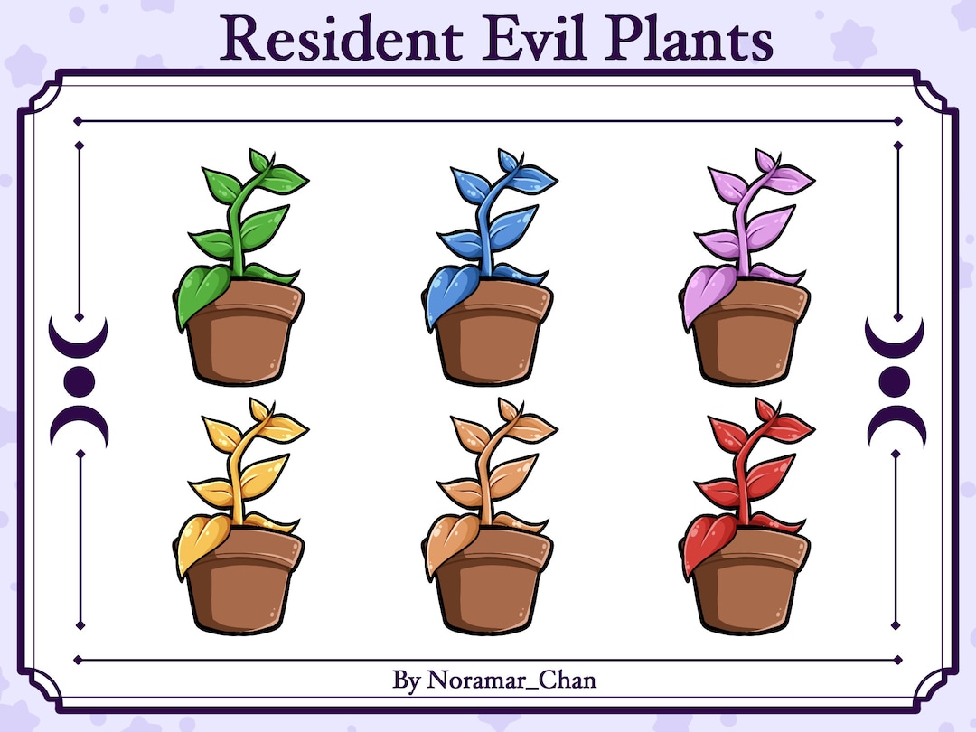 Resident Evil Plants - Badges - Etsy