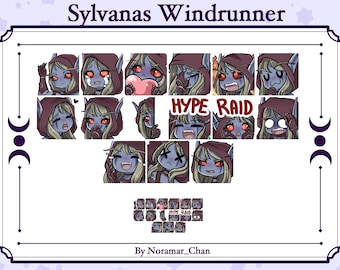 Sylvanas Gasm Emote for Twitch and Discord - Etsy