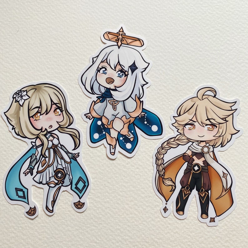 Sticker Traveler and Paimon - Etsy Canada