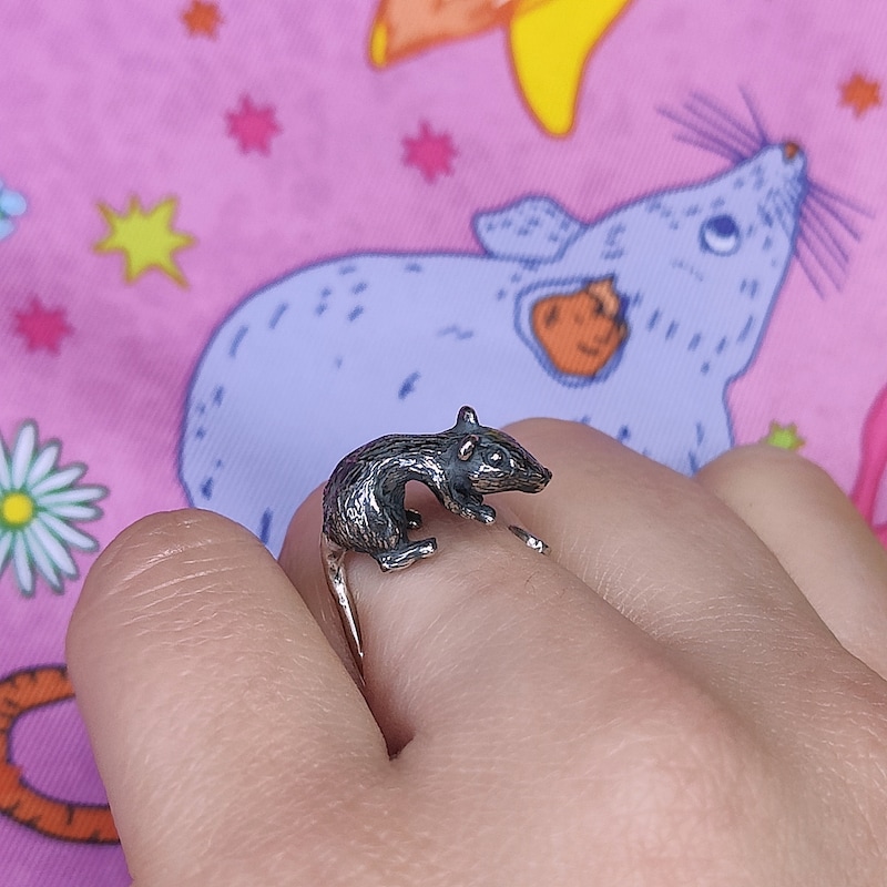 Rat Ring - Etsy UK
