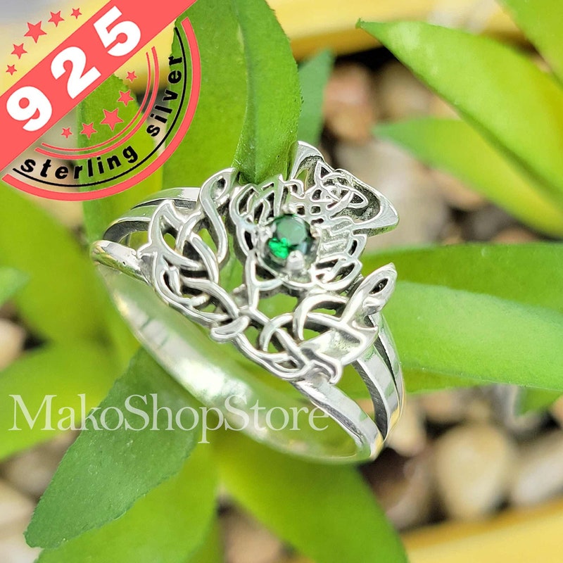 Thistle Ring - Etsy