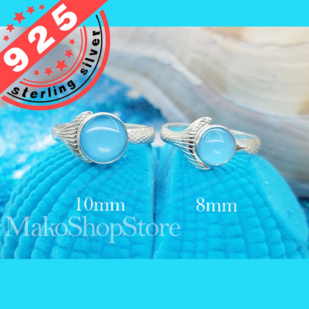 Children Small Mako Mermaid Ring Sterling Silver 925 No Shell Box ...